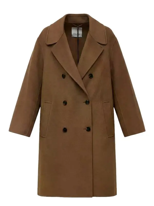 Max Mara Magnolia Double-breasted Coat - Brown