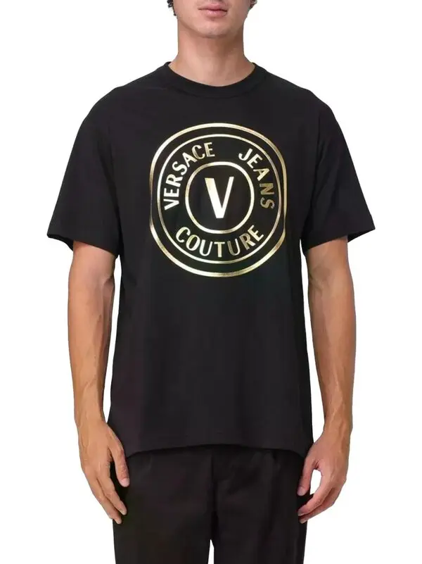Versace Logo-print T-shirt - Black