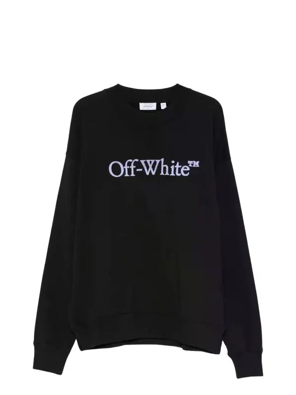 Off-White Embroidered Logo Sweatshirt - Black