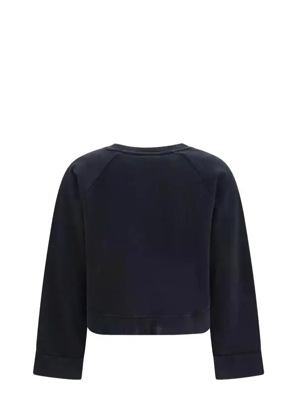 Pinko Neves Logo-print Cotton Sweatshirt - Black