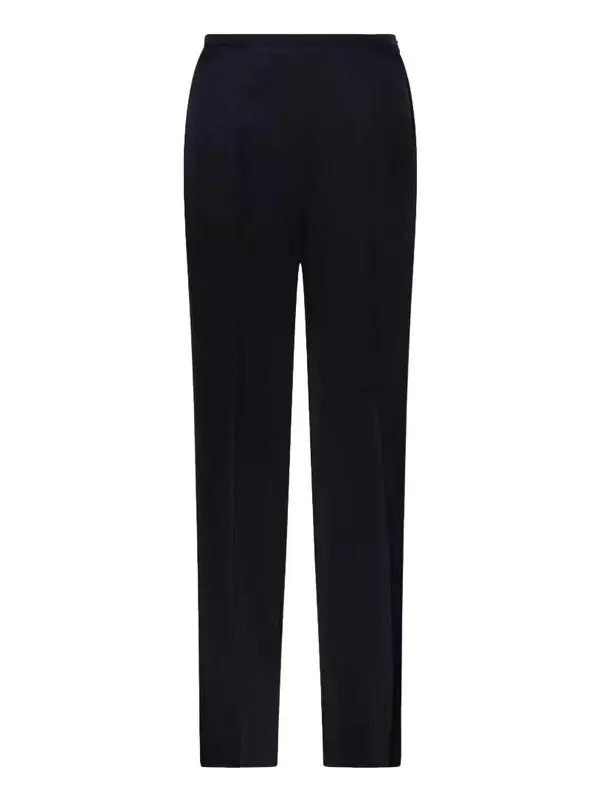 FORTE_FORTE Pressed-crease Tailored Trousers - Blue