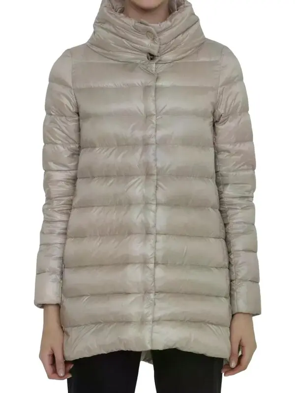 Herno Amelia Quilted Puffer Jacket - Neutrals