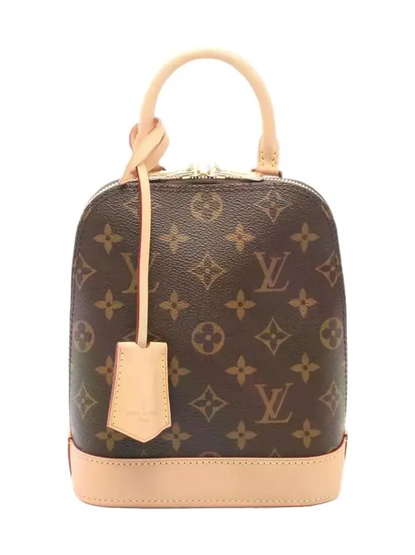 LOUIS VUITTON Alma Monogram Backpack - Brown
