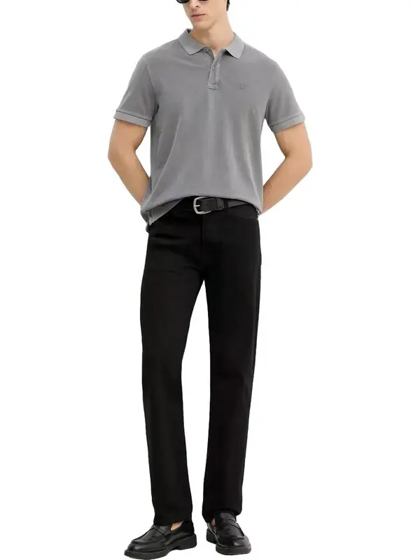 JOOP! Ambrosian Logo-embroidered Polo Shirt - Grey