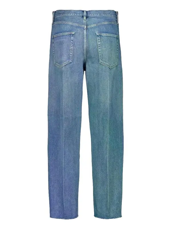 Fear Of God Frayed Hem Straight-leg Jeans - Blue