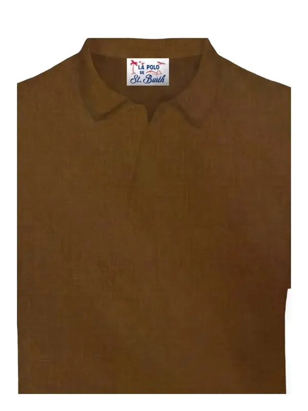 MC2 SAINT BARTH Fraser Short-sleeve Polo Shirt - Brown