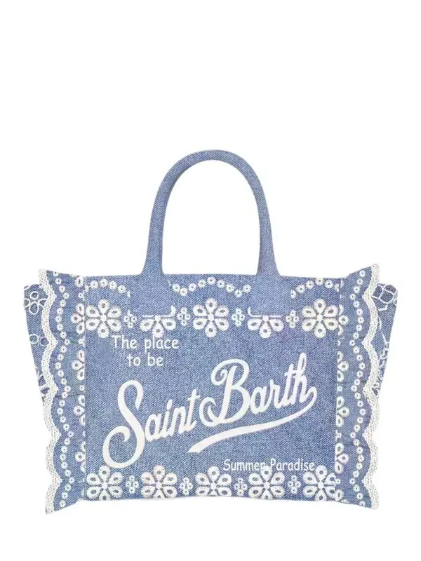 MC2 SAINT BARTH Colette Volant Tote Bag - Blue