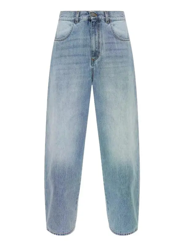 RÓHE Faded Wide-leg Jeans - Blue