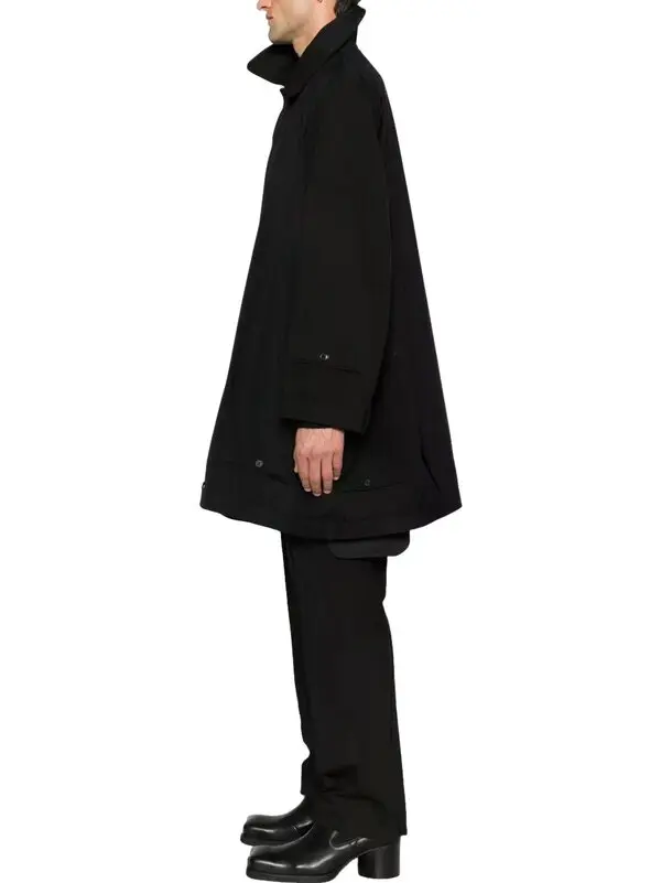 HODAKOVA Panelled Trench Coat - Black