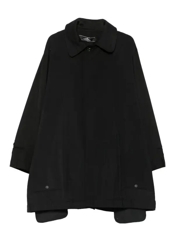HODAKOVA Panelled Trench Coat - Black
