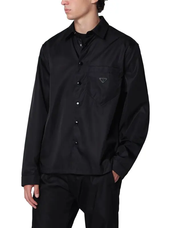Prada Re-nylon Shirt - Black