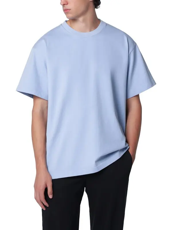 Prada Sky Blue Cotton T-shirt - Light Blue