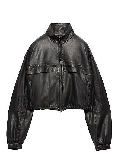 Prada Nappa Leather Jacket - Black
