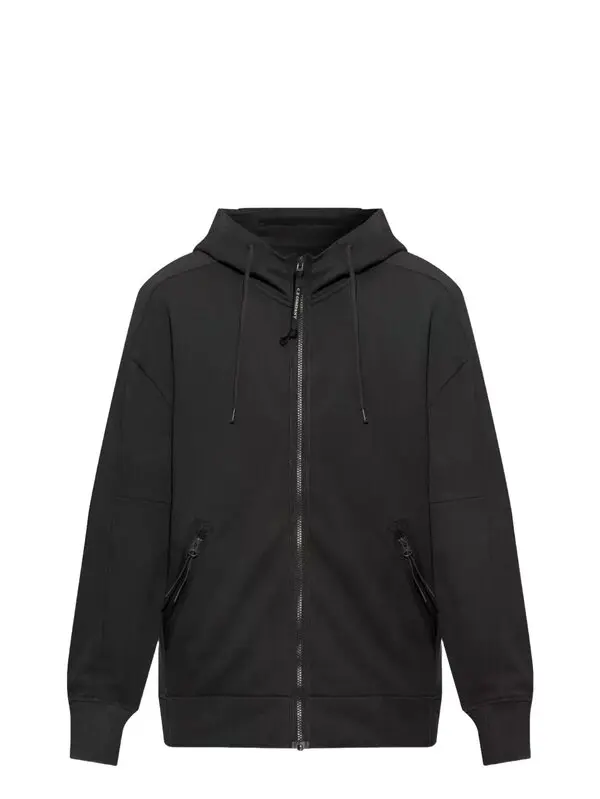 C.P. COMPANY Goggle Zip-up Hoodie - Black