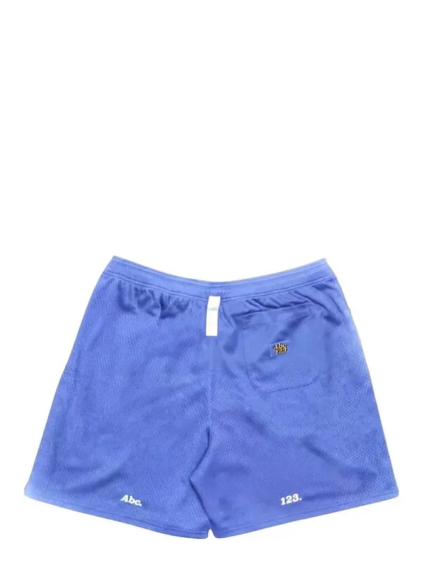 ADVISORY BOARD CRYSTALS Mesh Track Shorts - Blue