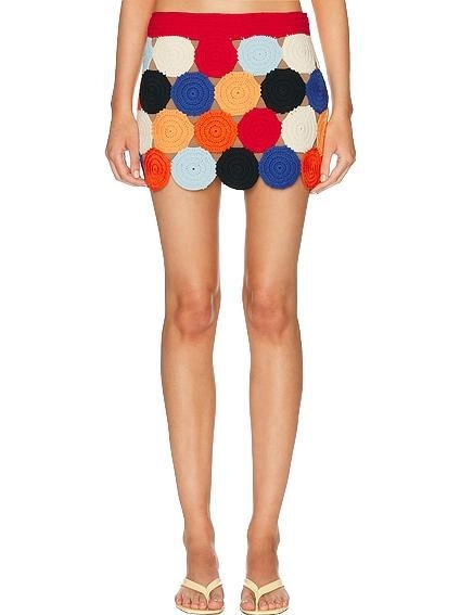 SIMONMILLER Beep Beep Mini Skirt - Confetti