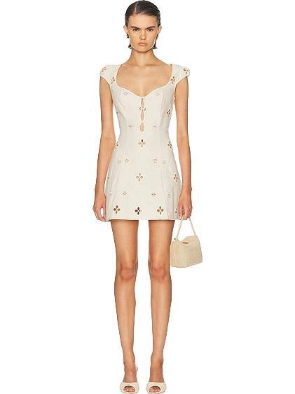 MIRROR PALAIS Maria Micro Dress - Leite