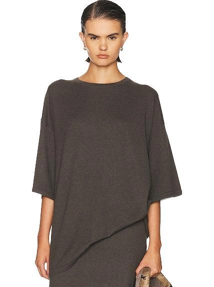LISA YANG Agnette Sweater - Deep Walnut