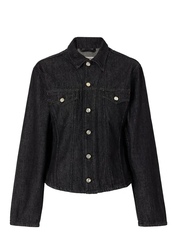 Ossou Palo Denim Jacket - Black