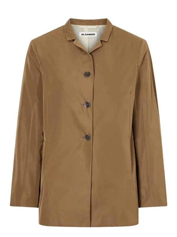 JIL SANDER Crepe Blazer - Brown