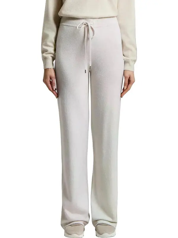 Peserico Wide Leg Drawstring Track Pants - Neutrals