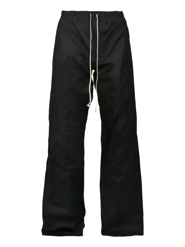 Rick Owens Dietrich Drawstring Wide-leg Trousers - Black