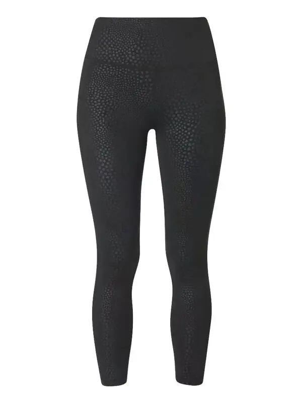 Sweaty Betty Reptile-embossed Leggings - Black