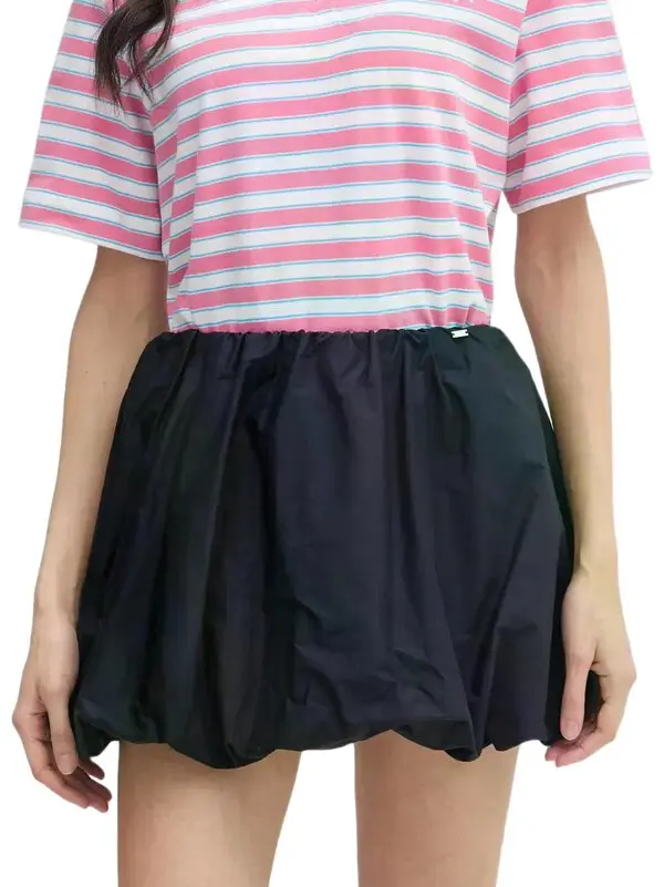 GAUDI Elasticated Bubble-hem Mini Skirt - Blue