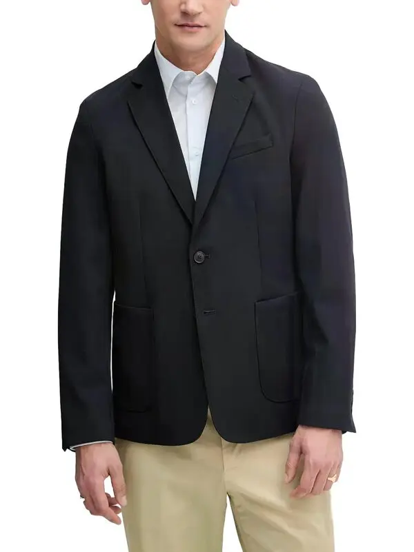BENETTON Single-breasted Notched-lapel Blazer - Blue
