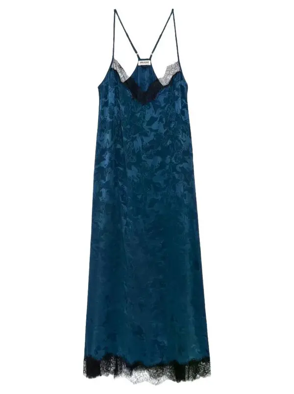 Zadig&Voltaire Respa Jac Horses Dress - Blue