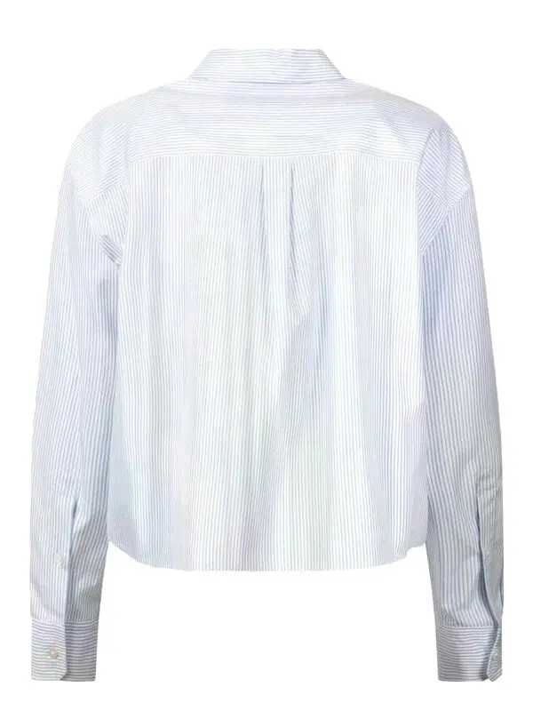 Max Mara Striped Cotton Shirt - White