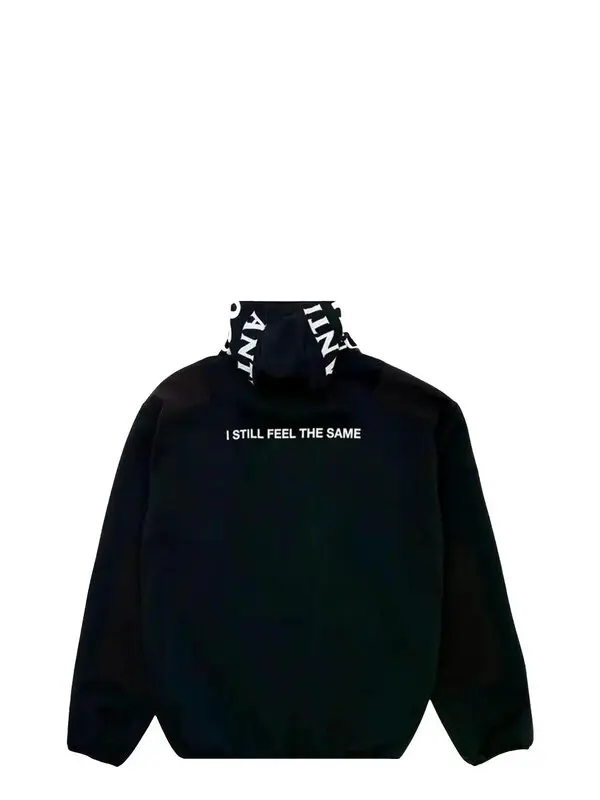 ANTI SOCIAL SOCIAL CLUB Logo Print Zip-up Hoodie - Black