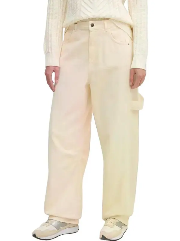 BENETTON Hammer-loop Wide-leg Jeans - Neutrals