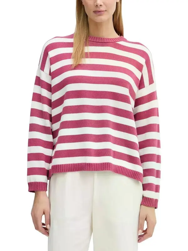 BENETTON Striped Sweater - Pink