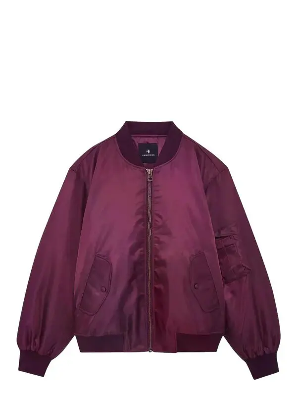 ANINE BING Leon Bomber Jacket - Red