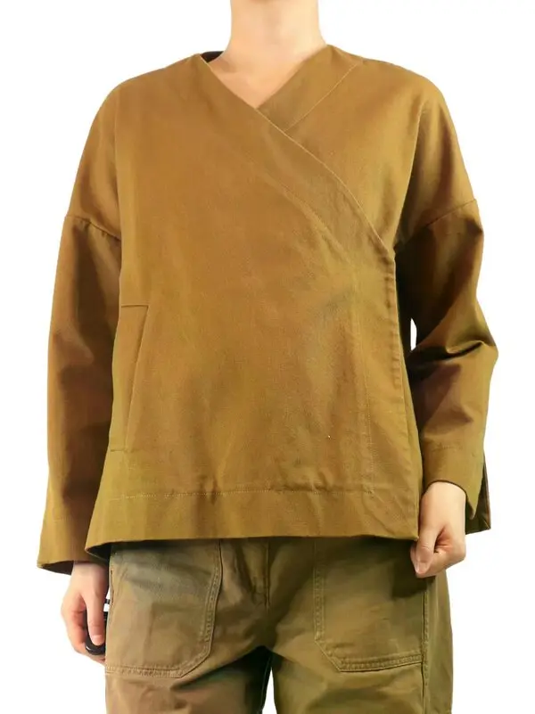 Studio Nicholson Cotton Wrap Jacket - Neutrals