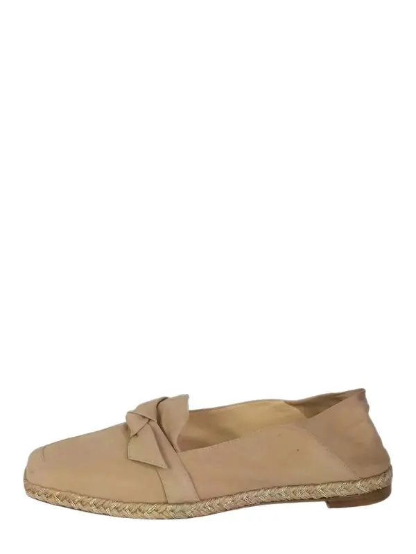 ALEXANDRE BIRMAN Knot-detail Square-toe Espadrilles - Neutrals