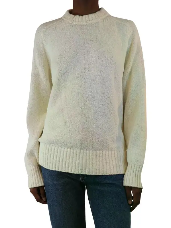 Loulou De Saison Crew Neck Sweater With Raglan Sleeves - Neutrals