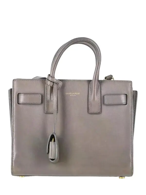 Saint Laurent Nano Sac De Jour Tote Bag - Grey