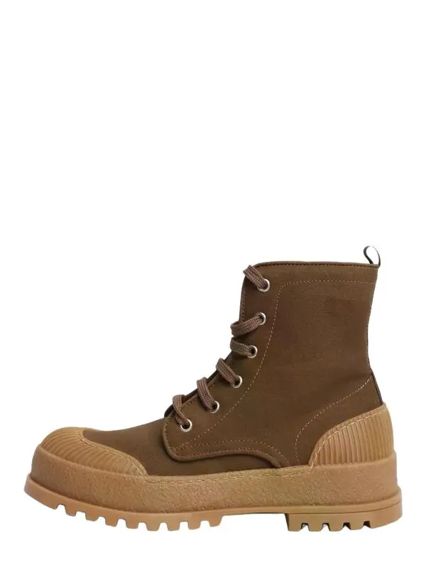 Max Mara Lace-up Ankle Boots - Brown