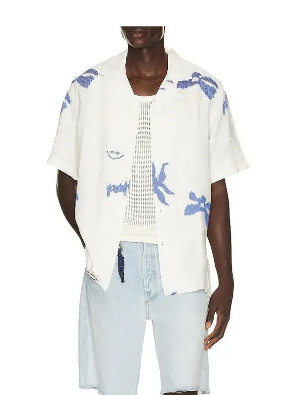 Oas Romantique Rocco Shirt In . Also - Blue