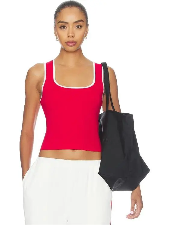 SNDYS. Anika Knit Top In . Also - Red