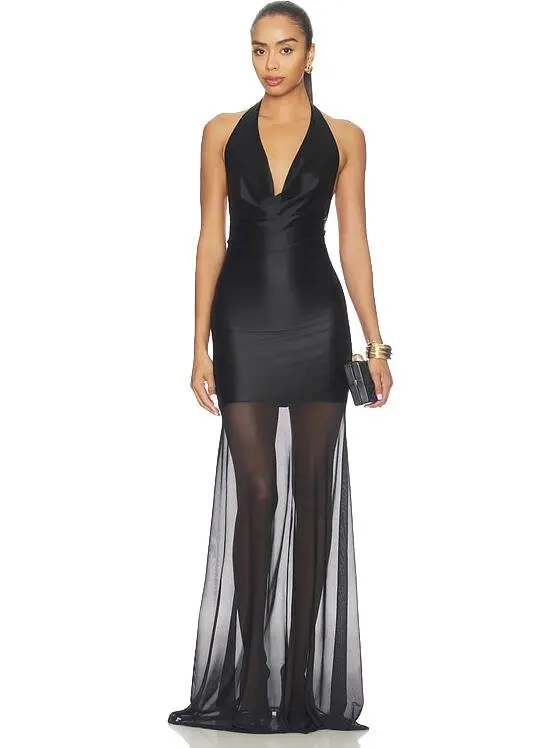 Delfi Remi Dress In . Also - Black