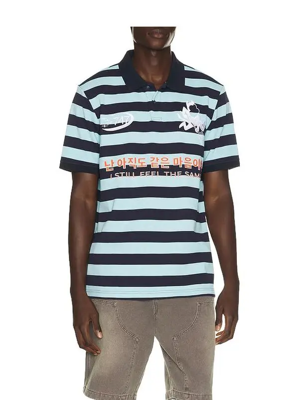ANTI SOCIAL SOCIAL CLUB Devilish Polo In . Also - Blue