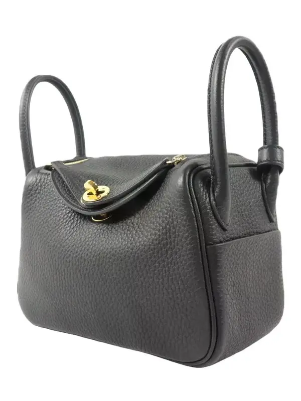 Hermès Mini Lindy Tote Bag - Black