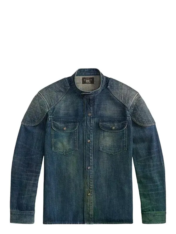 Ralph Lauren Quilted Cotton Snap Pocket Jacket - Blue