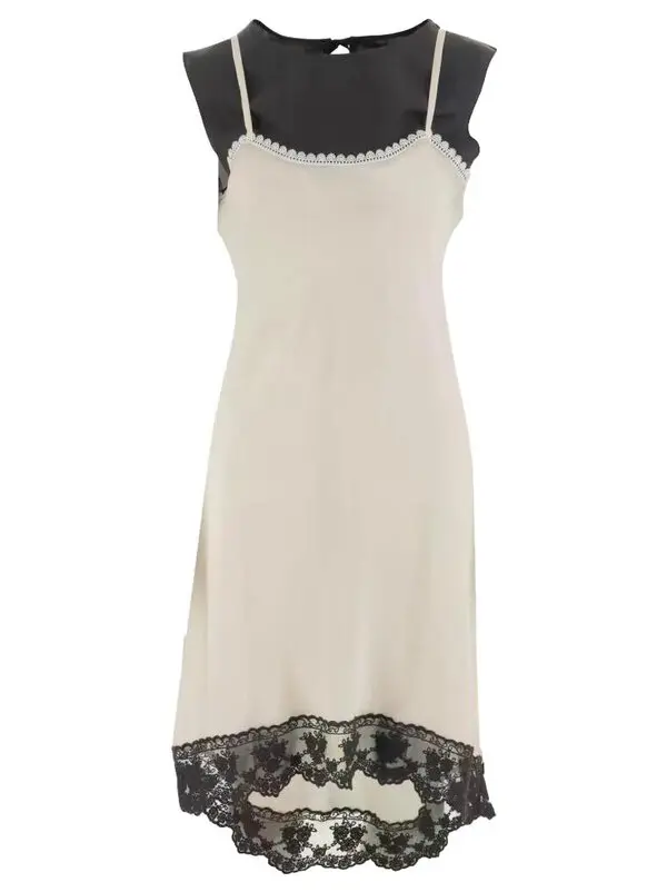 THE GARMENT Lace-trimmed Mini Dress - Neutrals