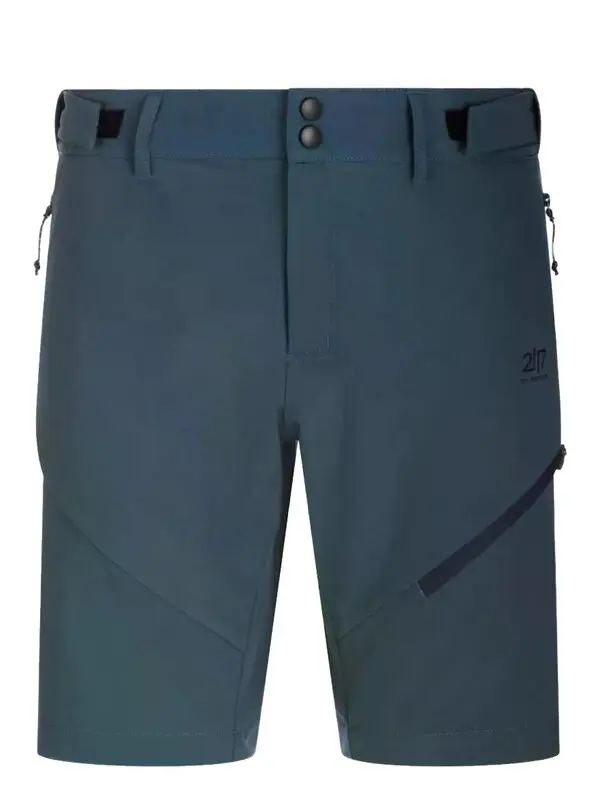 2117 OF SWEDEN Sandhem Logo-print Zip-pocket Shorts - Blue