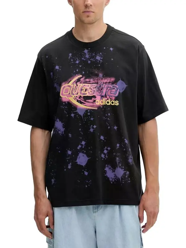 Adidas Questra Graphic-print T-shirt - Black