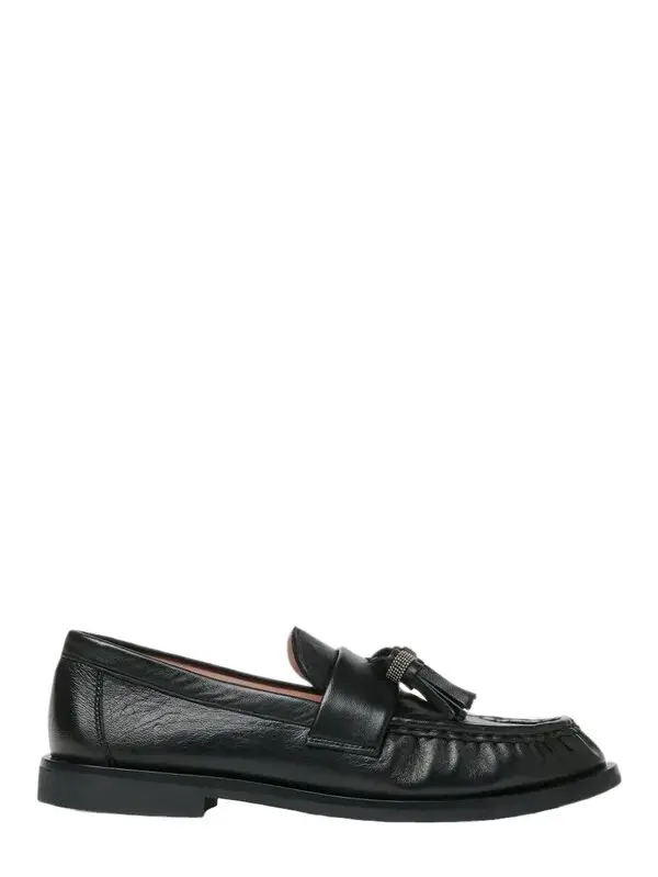Fabiana Filippi Tassel Detail Loafers - Black